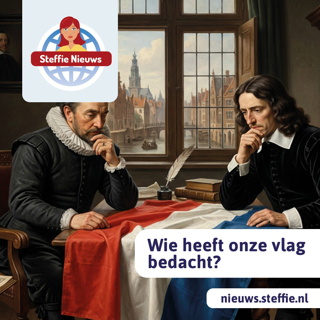 Waarom is de vlag rood wit blauw?