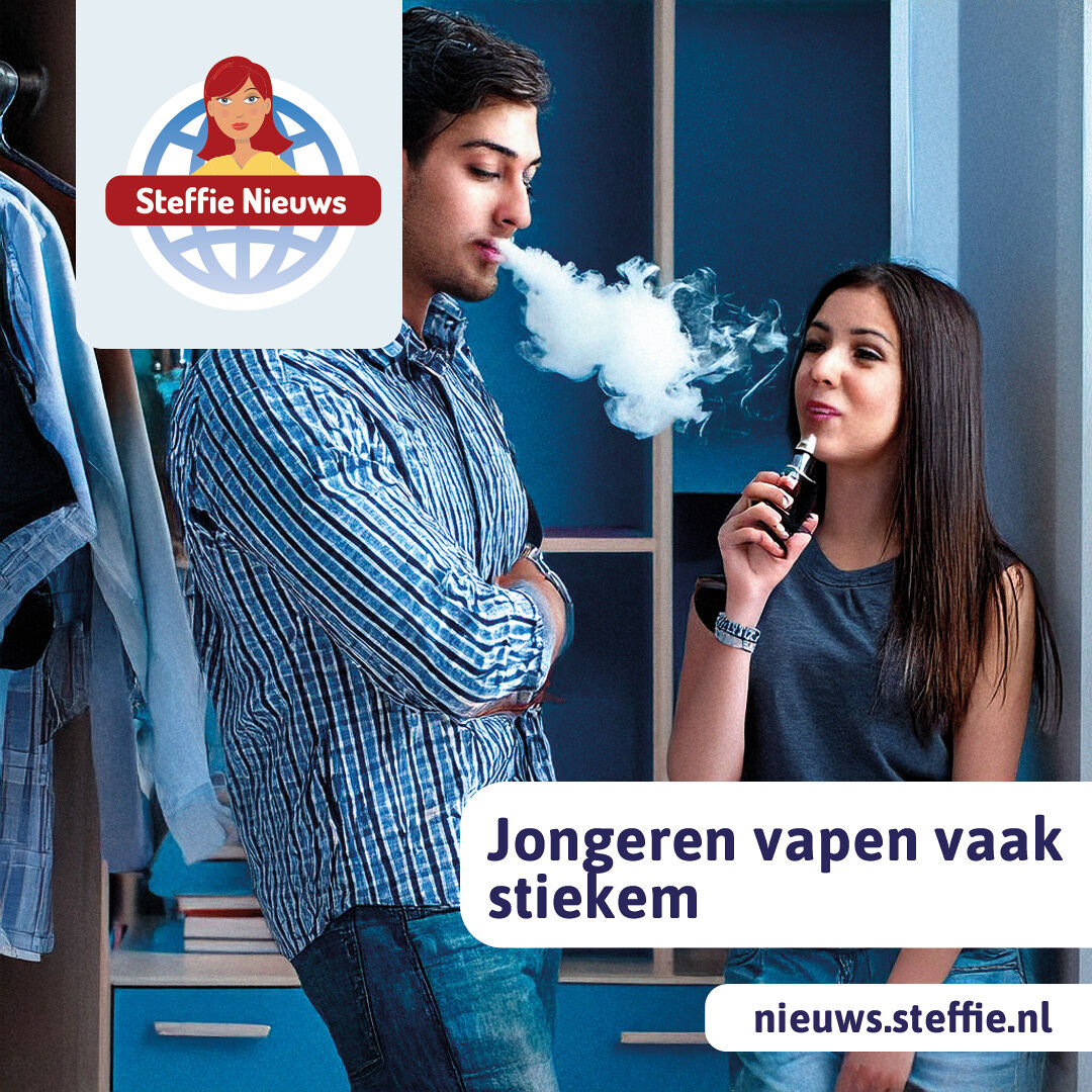 Jongeren vapen vaak stiekem