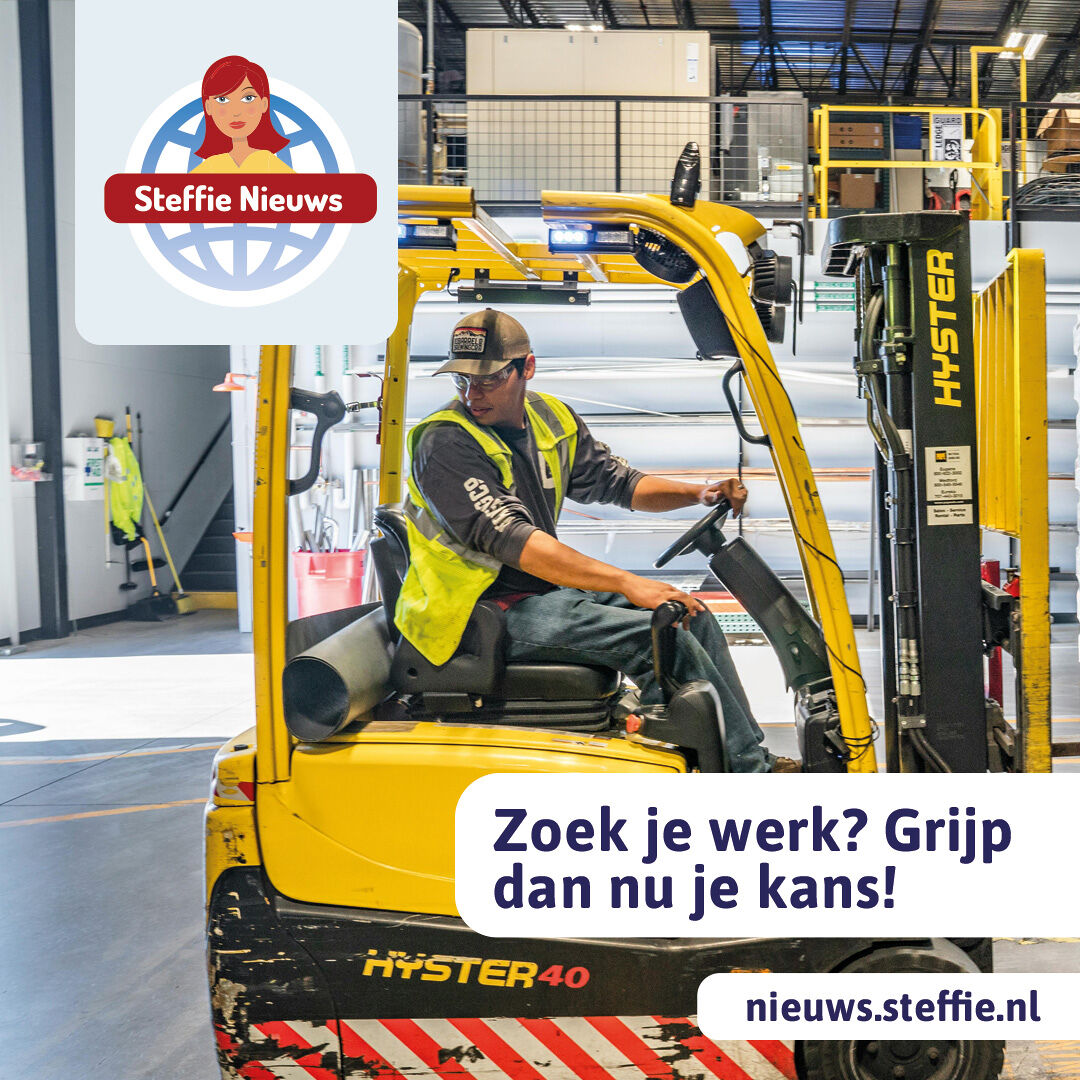 Zoek je werk? Grijp dan nu je kans!
